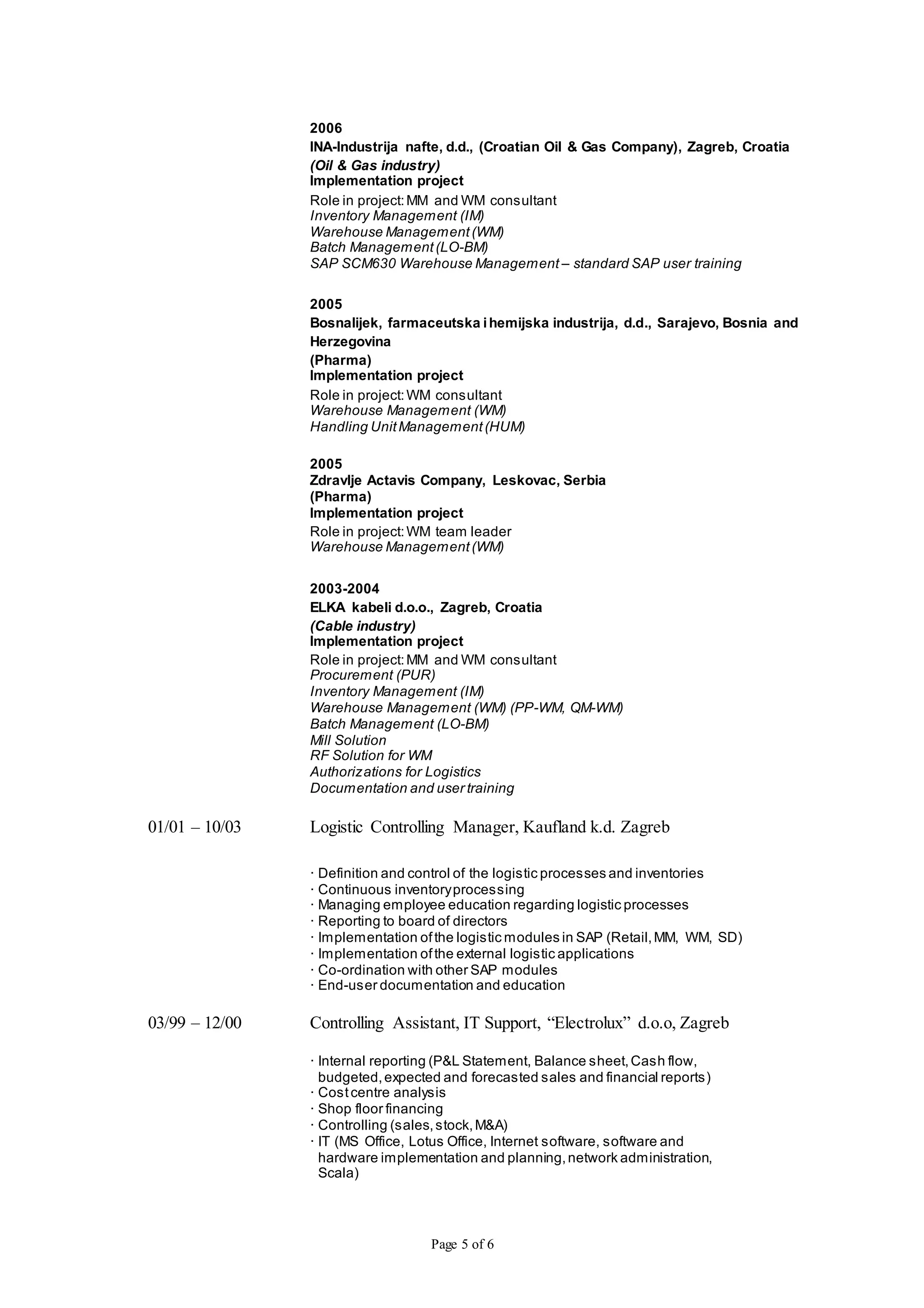 CV Josko Beros EN | DOCX