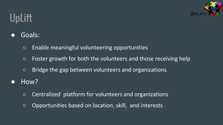 DBC UpLift Final Presentation | PDF | Computer Software and Applications | Computing