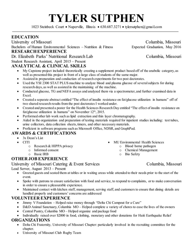 Professional Resume | PDF