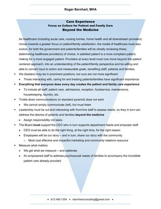 Care Experience | PDF