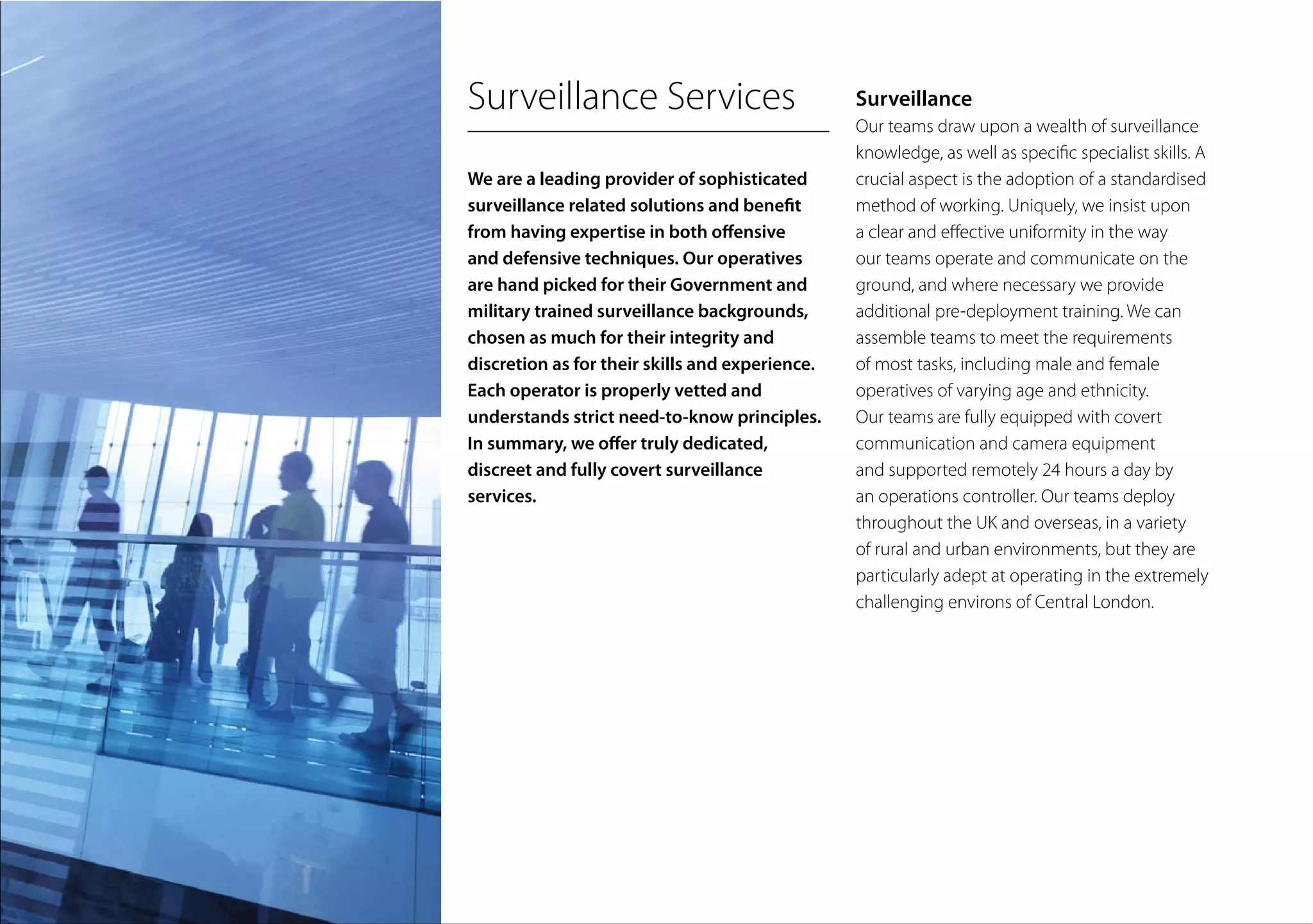 Surveillance Services | PDF