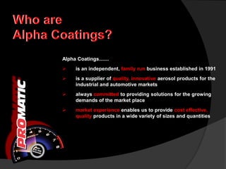 Custom Filled Aerosol print | PPT