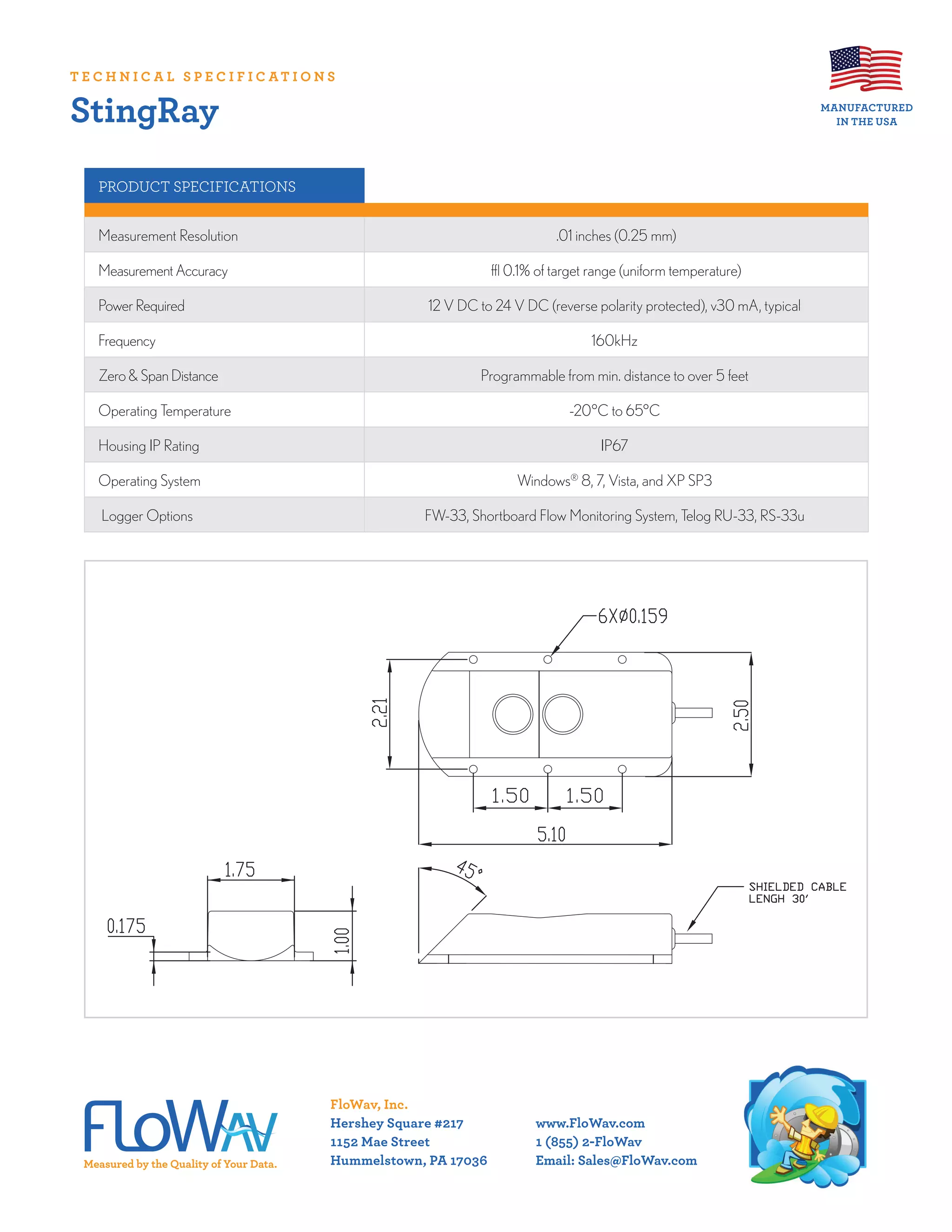 FlowAV_StingRaySpecs | PDF