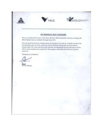 CV for blessings | DOCX