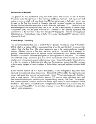 High Speed PIV Report | PDF | 3-D Graphics | Computer Software and Applications