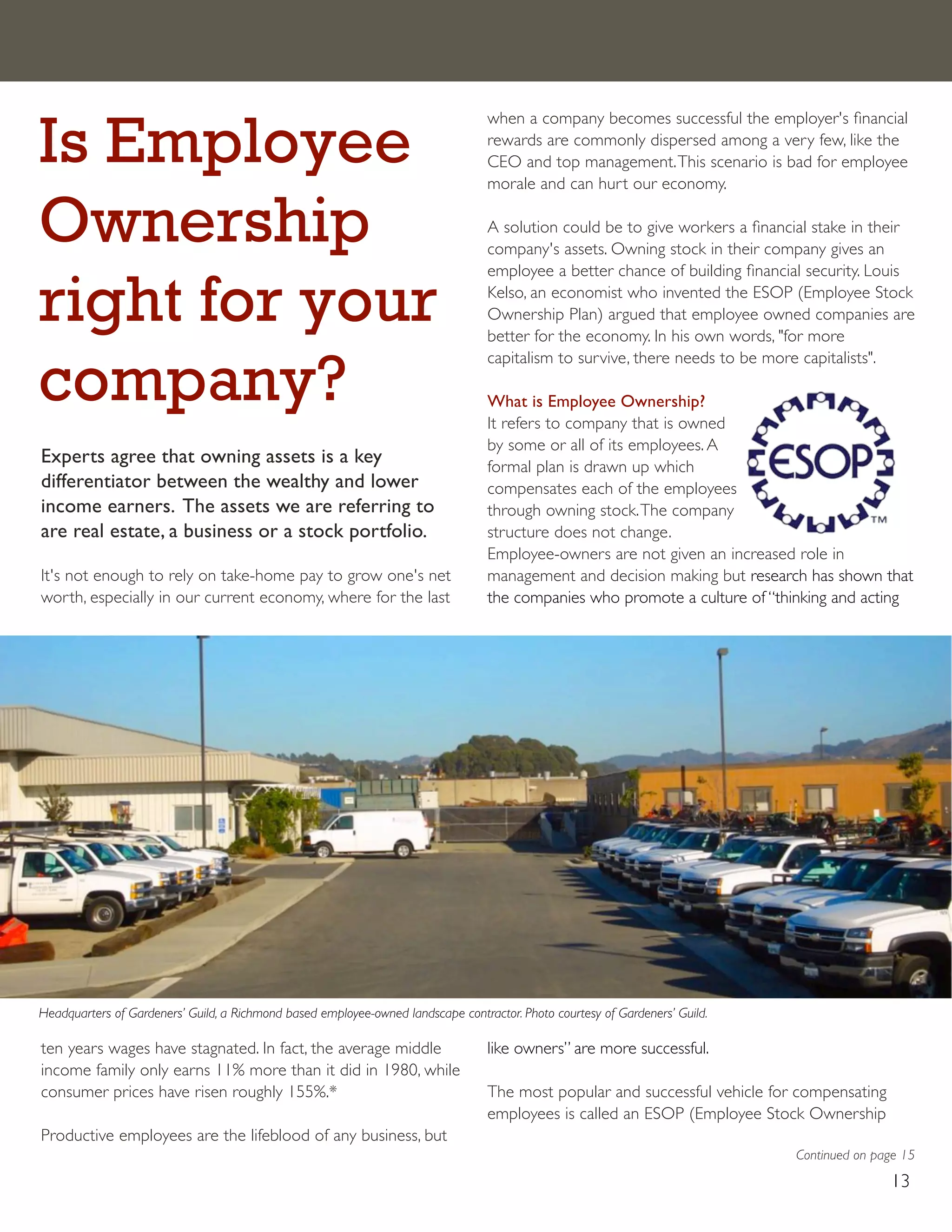 Article-EmployeeOwnership | PDF