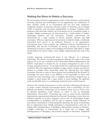 Agility Consulting -- Matrix Organizations | PDF