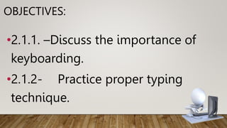 Grade 7 presentation for computer keyboard.pptx | Computer Peripherals | Computing