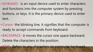 Grade 7 presentation for computer keyboard.pptx | Computer Peripherals ...