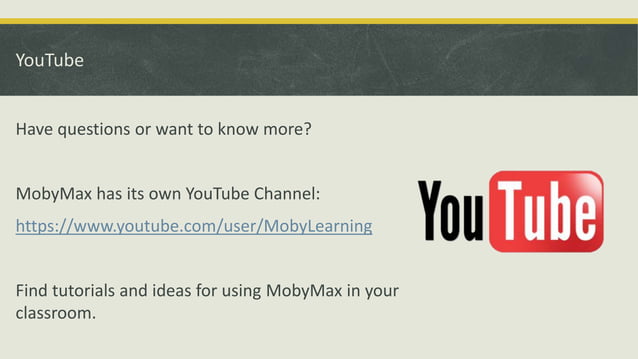 Face-to-Face Staff Development: MobyMax | PPT