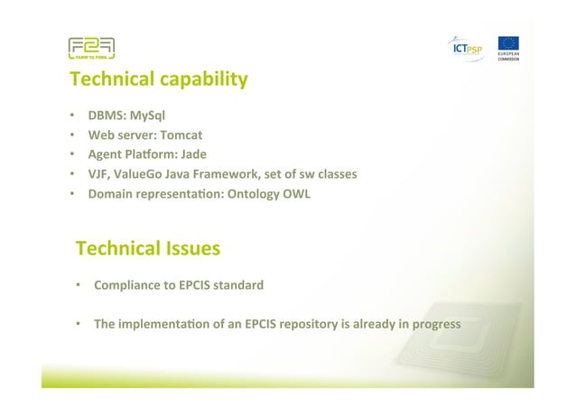 F2F cheese pilot in Italy | PPT