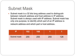 Subnetting Presentation | PPTX