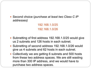 Subnetting Presentation | PPTX