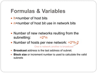 Subnetting Presentation | PPTX