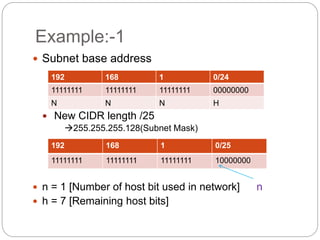 Subnetting Presentation | PPTX