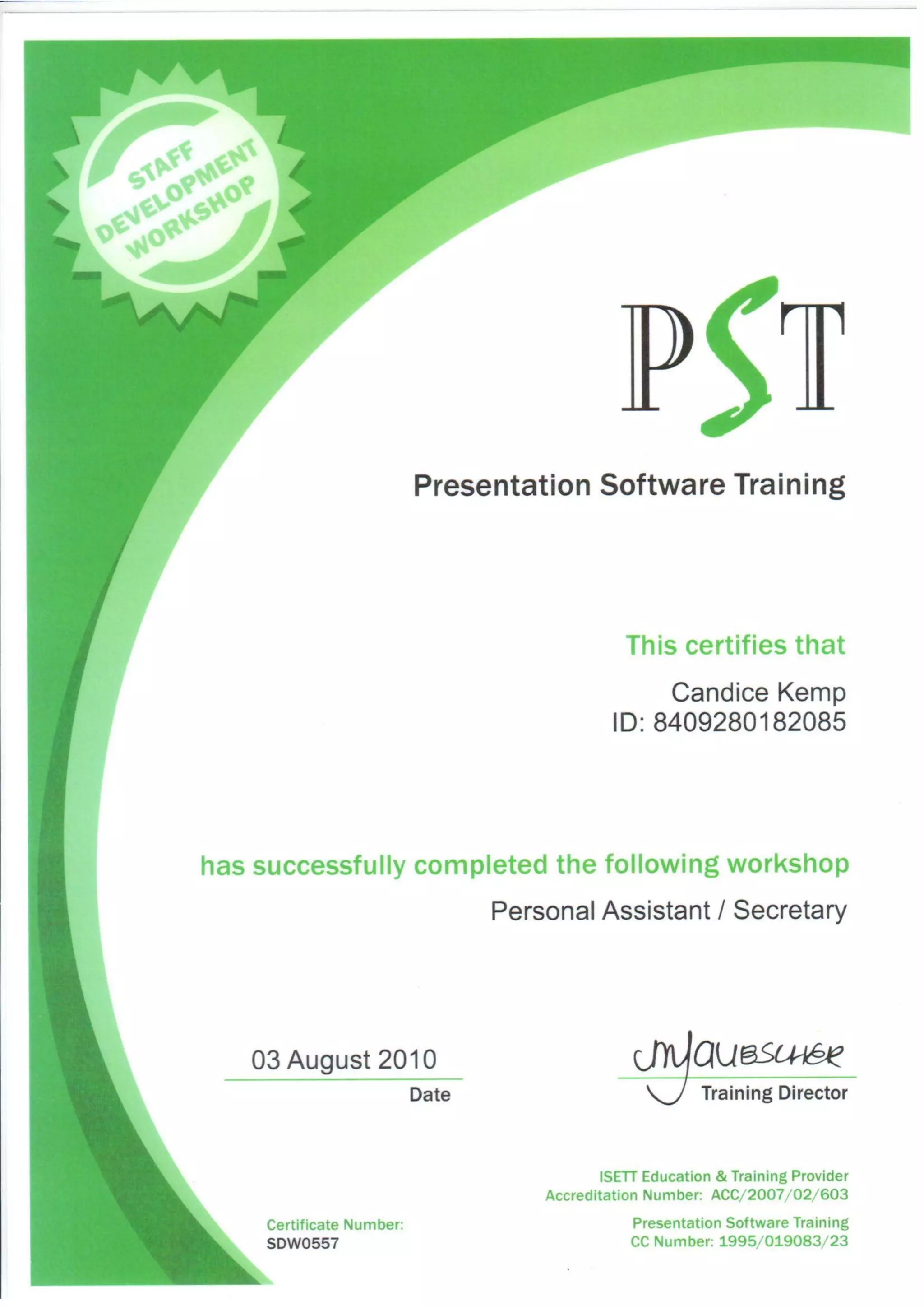 Personal Assistant,Secretary Workshop-PST | PDF