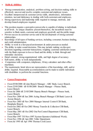 Branch Manager | DOCX