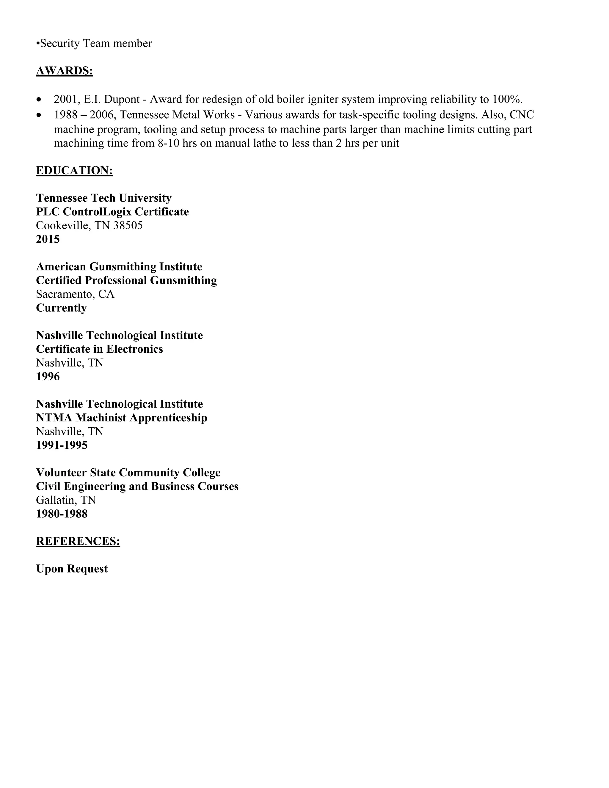 online-left justified_resume updated | DOC
