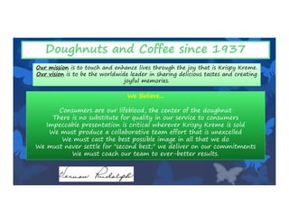 Krispy Kreme Production Process | PDF