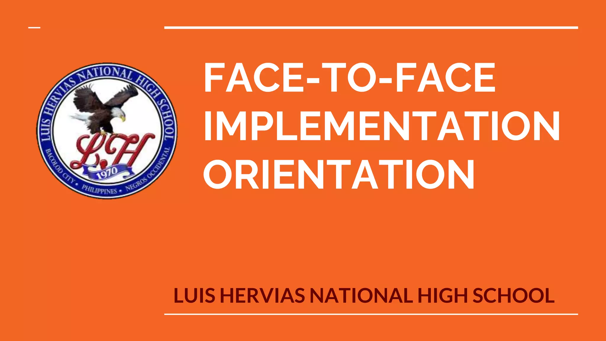 F2F ORIENTATION 2022.pptx