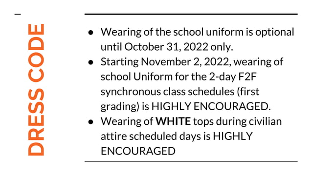 F2F ORIENTATION 2022.pptx