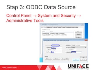 Uniface 9.7 en PostgreSQL | PPTX