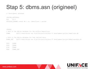 Uniface 9.7 en PostgreSQL | PPTX