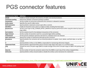 Uniface 9.7 en PostgreSQL | PPTX