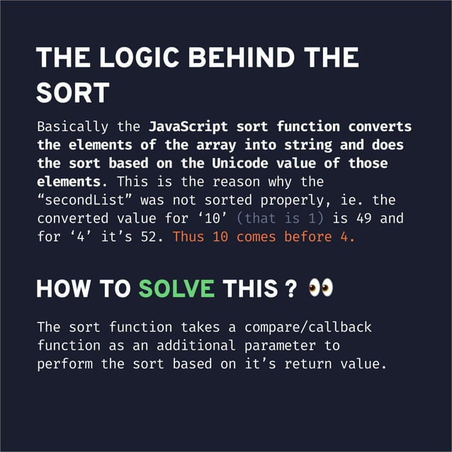 Proper way of using sort function in JavaScript part-1 | PDF