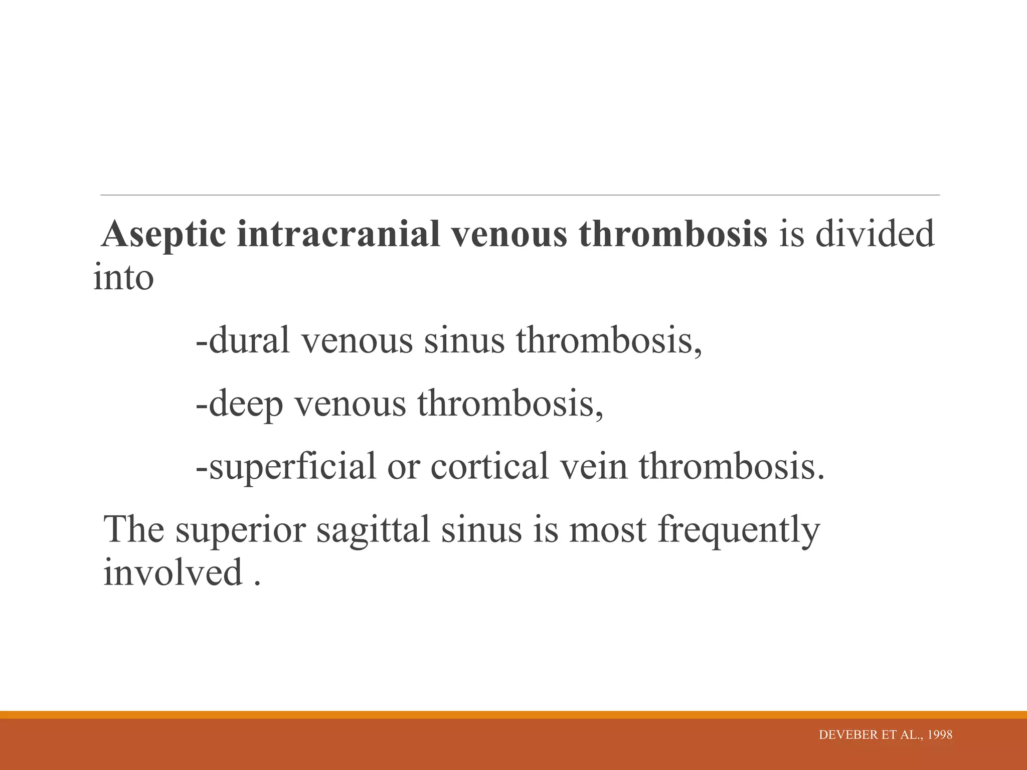 IMAGING IN CEREBRAL VENOUS THROMBOSIS | PPTX