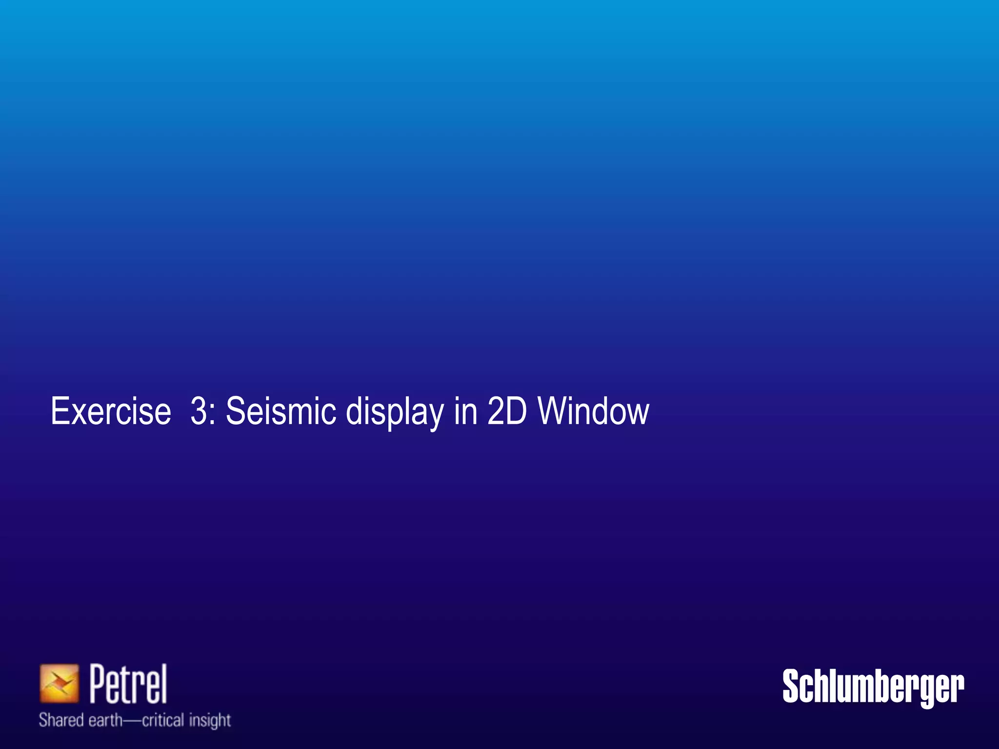 Petrlel F 2 seismic display 2018 v1.1 | PPTX