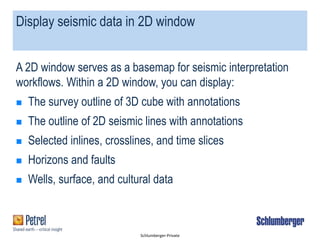 Petrlel F 2 seismic display 2018 v1.1 | PPTX