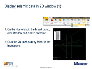 Petrlel F 2 seismic display 2018 v1.1 | PPTX
