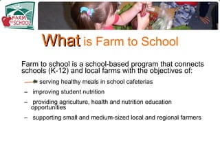 Introduction to Farm to School | PPT