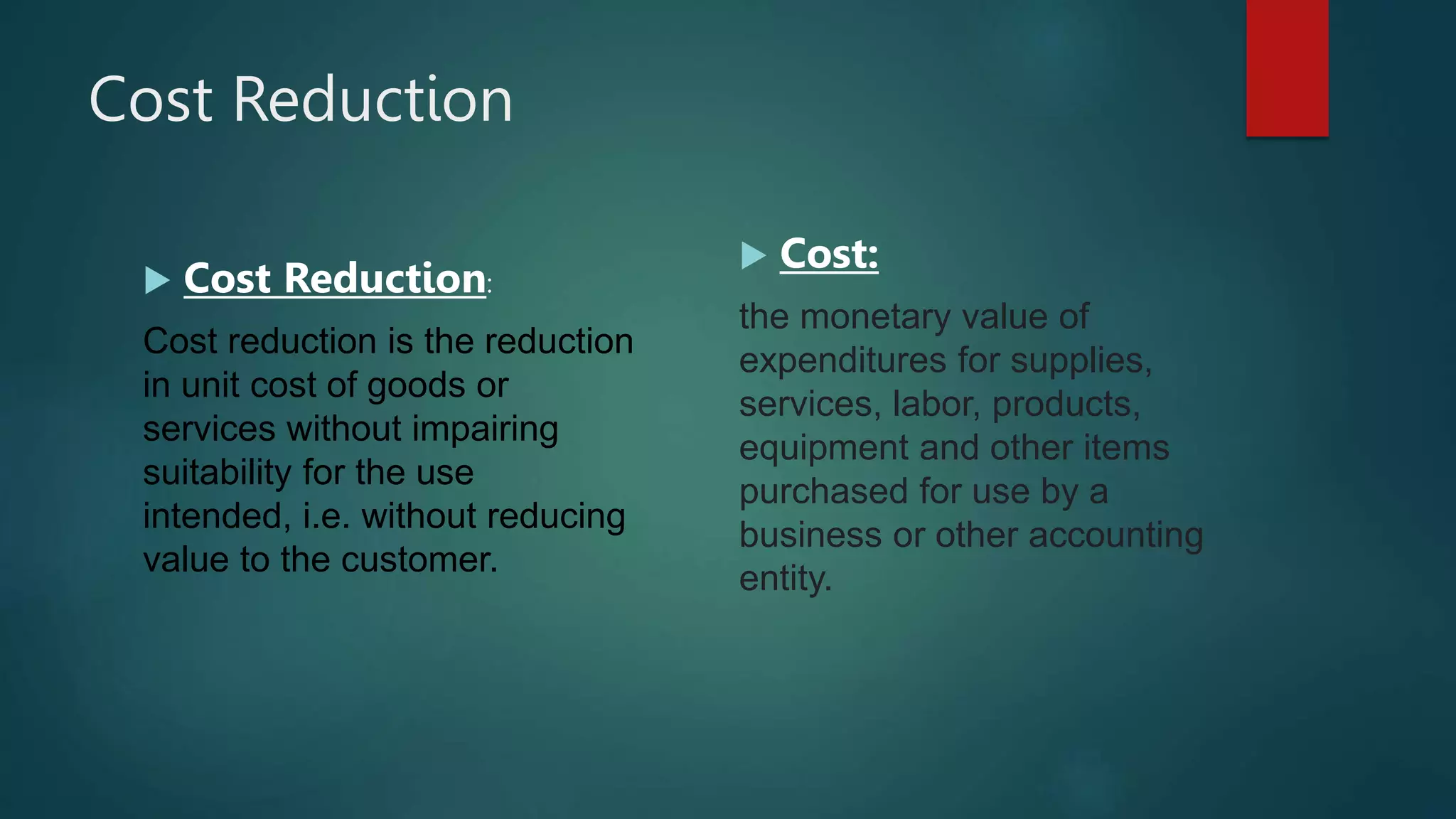 F3. Cost Reductions and Value Enhancement.pptx