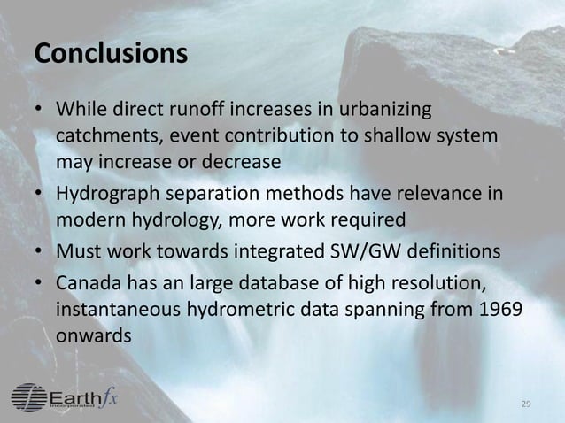 Characterizing Change in Baseflow Interactions with Urbanization Through Event-Based Hydrograph ...