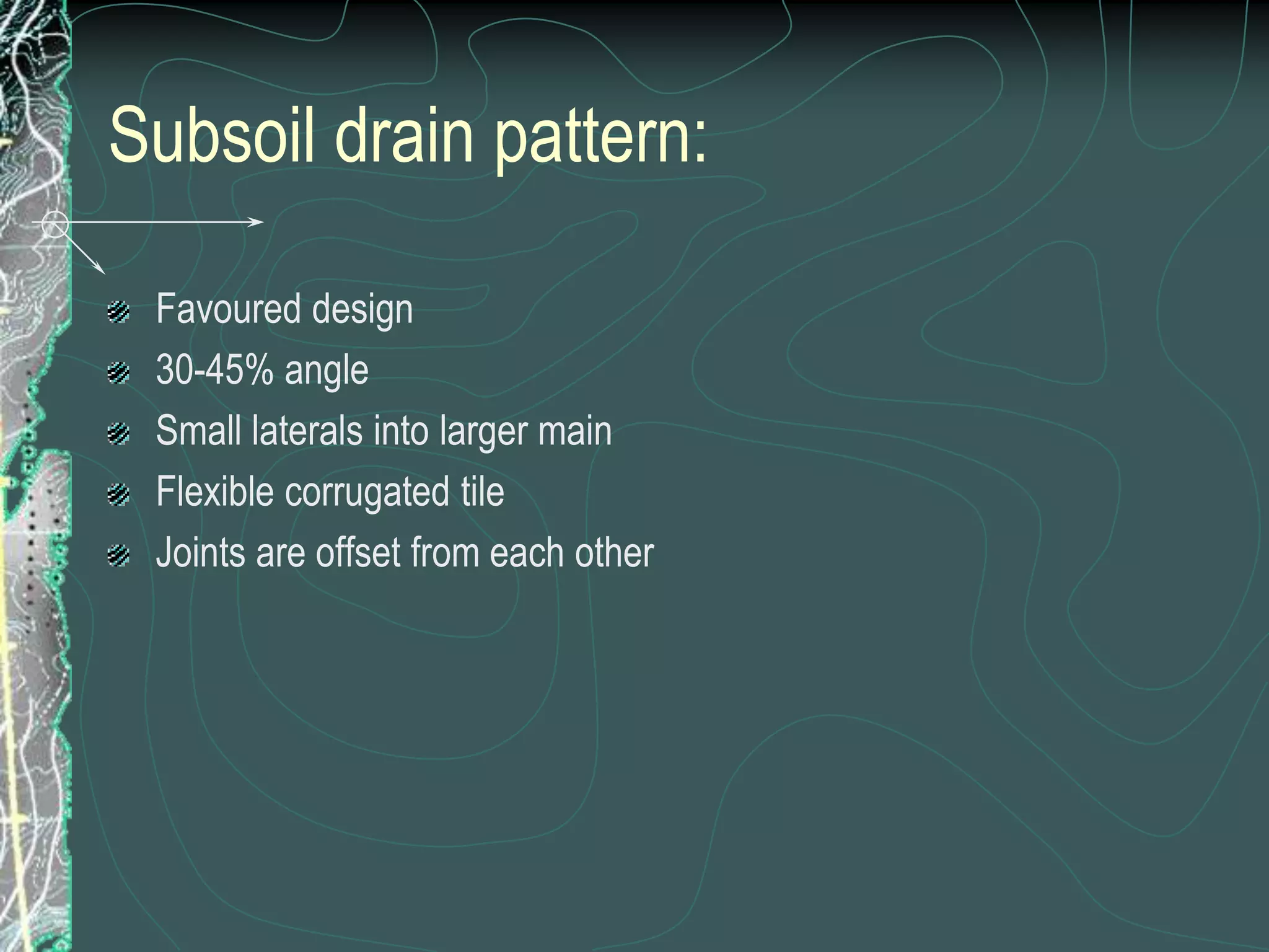 F3 Subsoil drainage and installation | PPTX