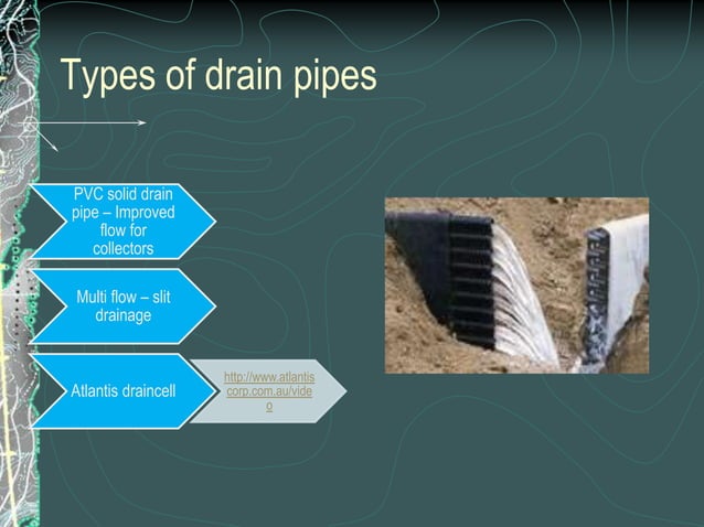 F3 Subsoil drainage and installation | PPTX