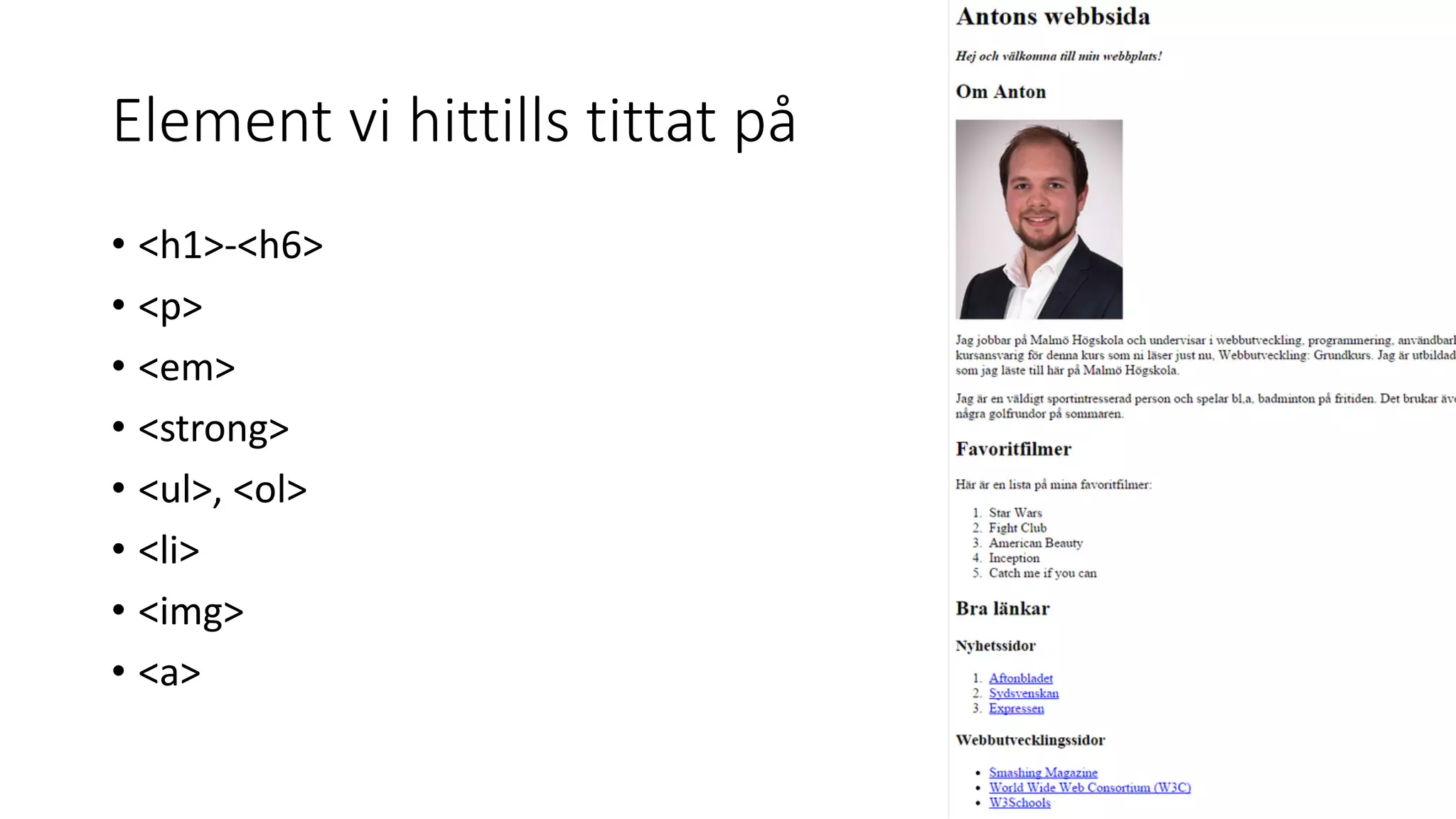 HT17 - DA156A - Tabeller & Formulär | PPT