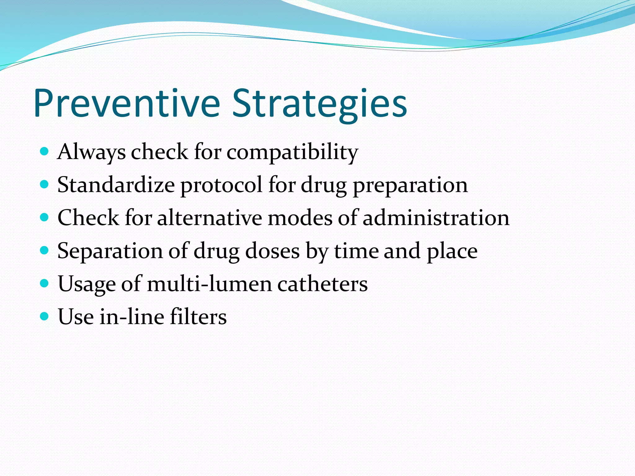 IV Drug Incompatibilities | PPTX