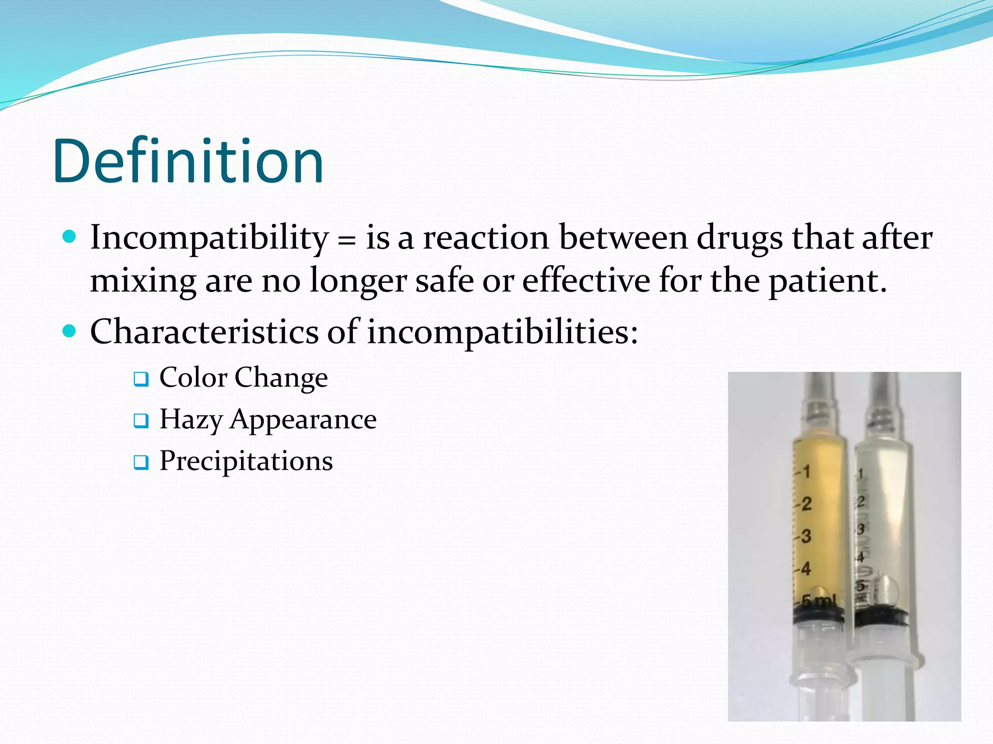 IV Drug Incompatibilities | PPTX