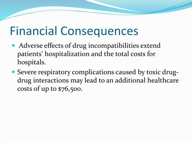 IV Drug Incompatibilities | PPTX