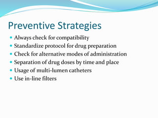 IV Drug Incompatibilities | PPTX