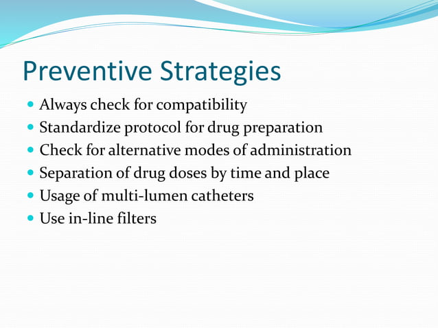 IV Drug Incompatibilities | PPTX