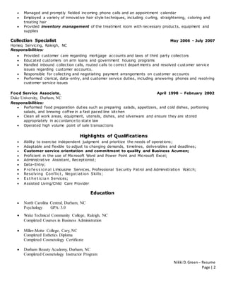 Nikki D. Green Resume (1) | PDF