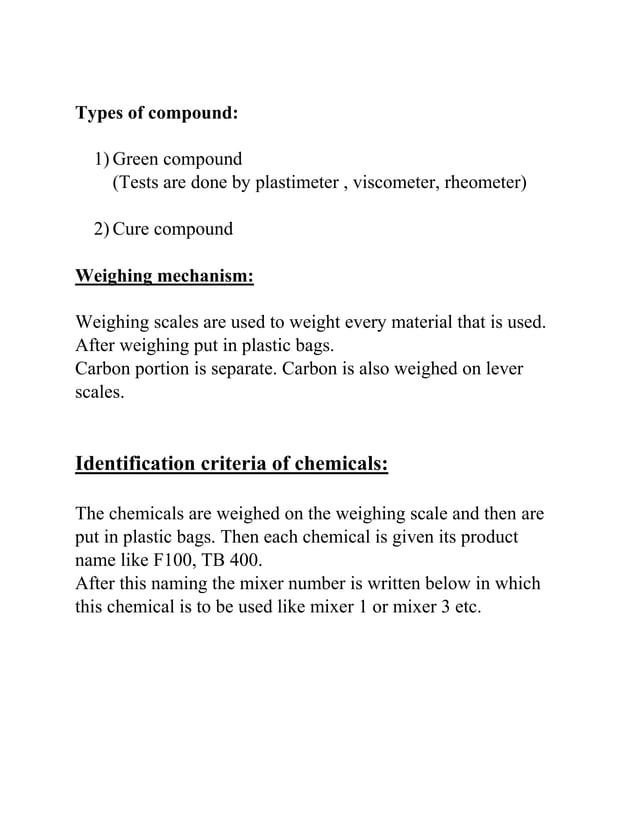 mixing report final | PDF