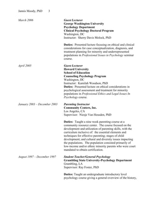 DrJannisMoodyCV | PDF