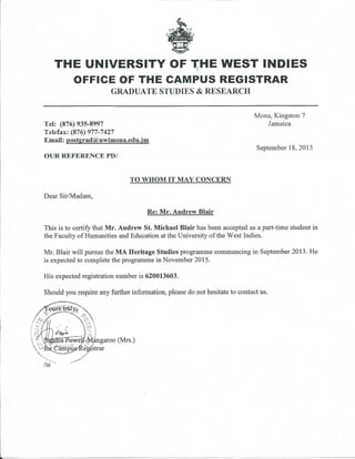 uwi doc | PDF