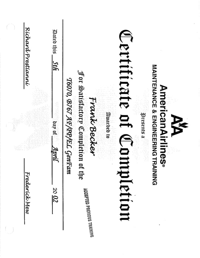 Training Records Pdf