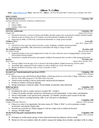 Current Resume | PDF
